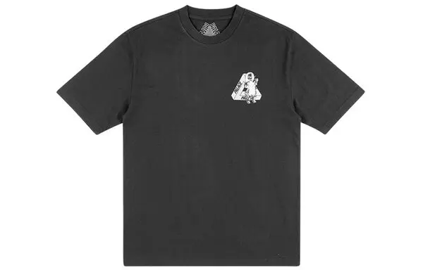 PALACE Graphic Print Short Sleeve T-shirt - Black