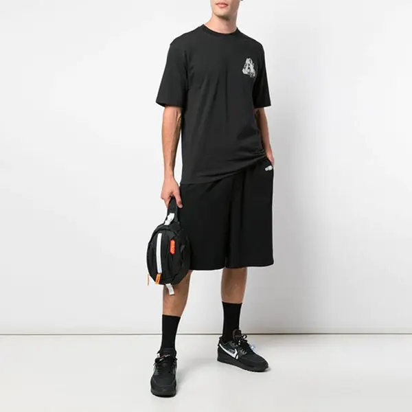 PALACE Graphic Print Short Sleeve T-shirt - Black