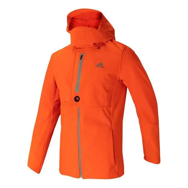 Adidas Wind.rdy Hooded Zip Jacket - Orange