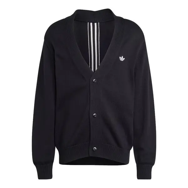 Adidas Rifta Oversized Intarsia Cardigan - Black