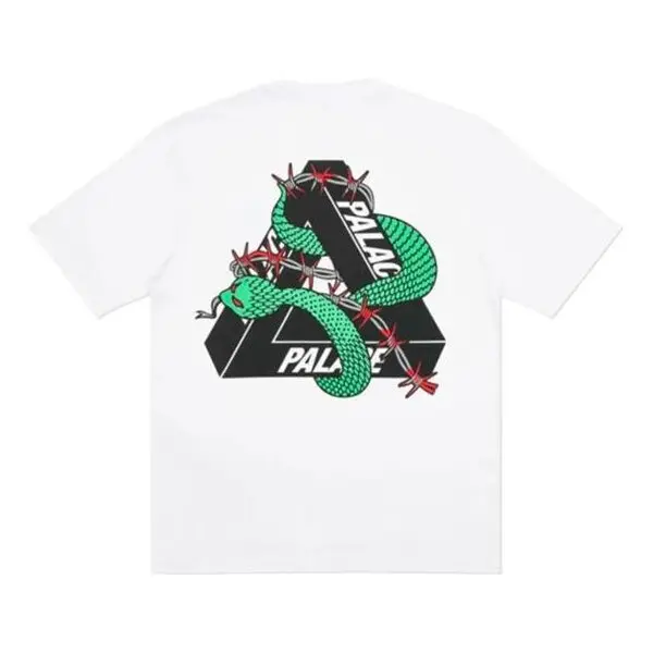 PALACE Hesh Mit Fresh Logo Short Sleeve T-shirt - White