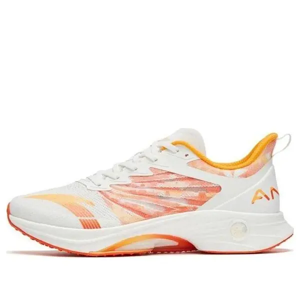 ANTA Mach 3.0 Athletic Sneakers - White/orange