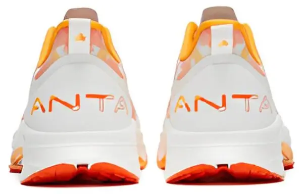 ANTA Mach 3.0 Athletic Sneakers - White/orange