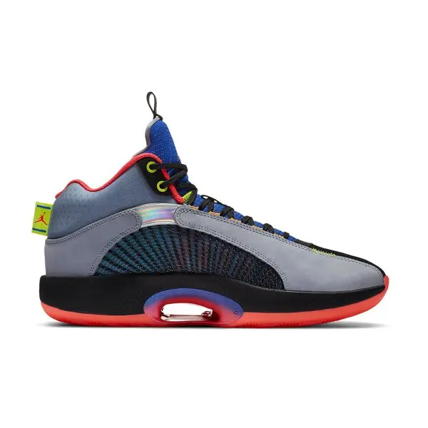 JORDAN 35 Mid Top Basketball Sneakers - Grey