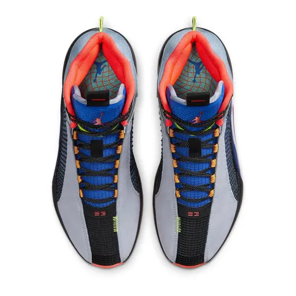 JORDAN 35 Mid Top Basketball Sneakers - Grey