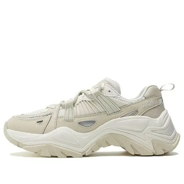 FILA Disruptor 1s+ Lace Up Sneakers - White/beige