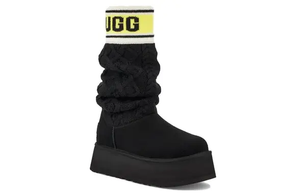 UGG Classic Sweater Letter Boot