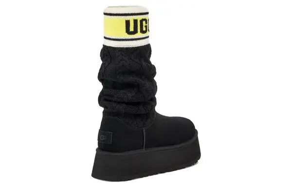 UGG Classic Sweater Letter Boot