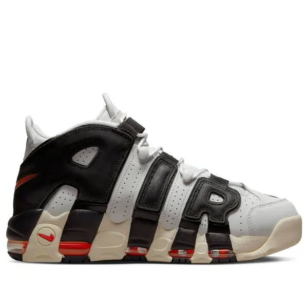 Nike More Uptempo 'hoops' Sneakers - Gray/black