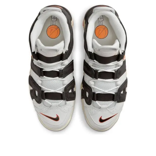 Nike More Uptempo 'hoops' Sneakers - Gray/black