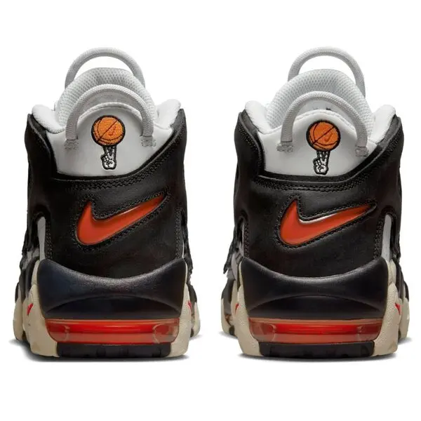 Nike More Uptempo 'hoops' Sneakers - Gray/black