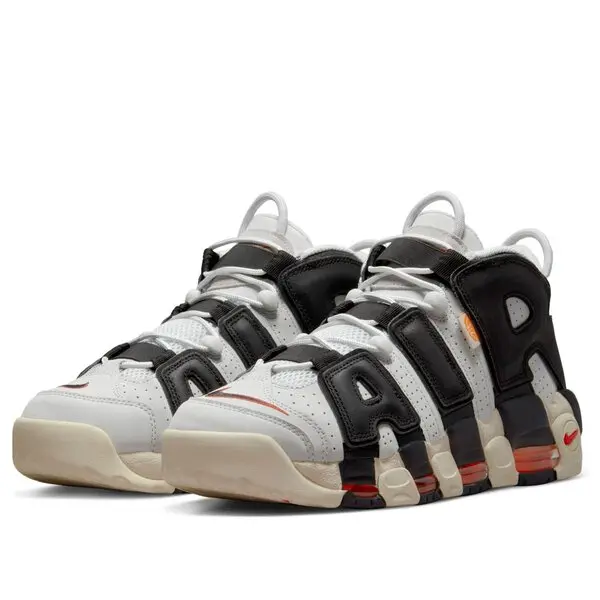 Nike More Uptempo 'hoops' Sneakers - Gray/black