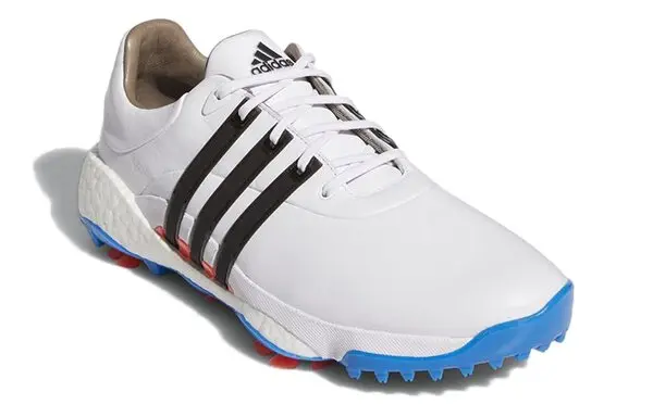 Adidas Tour 360 22 Golf Shoes - White/blue