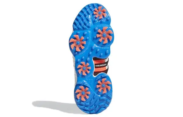 Adidas Tour 360 22 Golf Shoes - White/blue