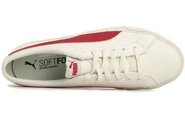 PUMA Bari Z Low Top Sneakers - Creamwhite/red