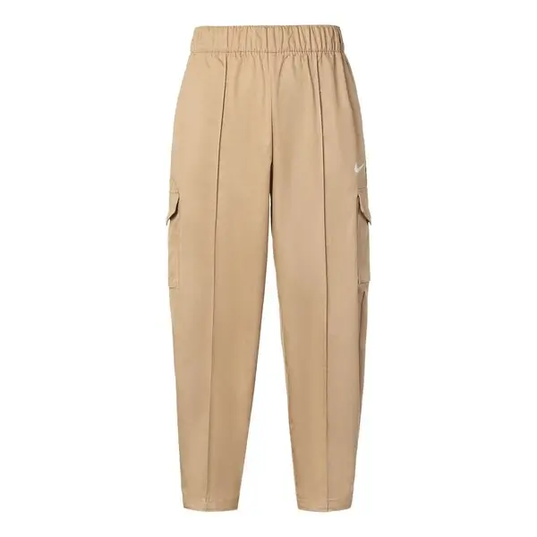 Nike Essentials Woven High Waist Cargo Pants - Tan