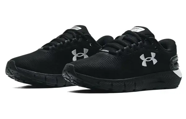 Under Armour Charged Rogue 2.5 Rip Athletic Sneakers - Black/metallic Silver