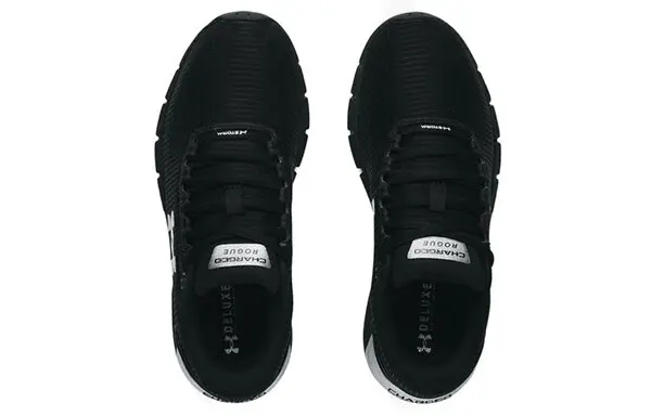 Under Armour Charged Rogue 2.5 Rip Athletic Sneakers - Black/metallic Silver