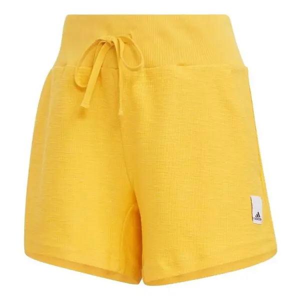 Adidas Lounge Terry Loop Shorts - Gold