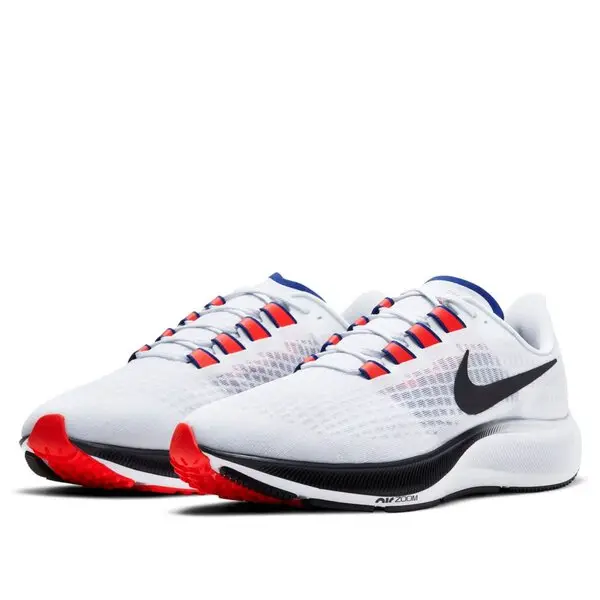 Nike Zoom Pegasus 37 Athletic Sneakers - White