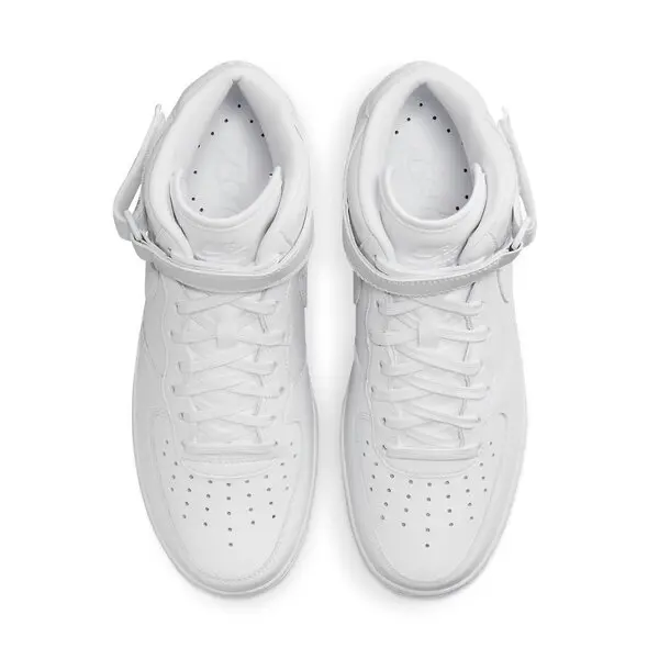Nike Force 1 Mid "fresh Triple " Sneakers - White