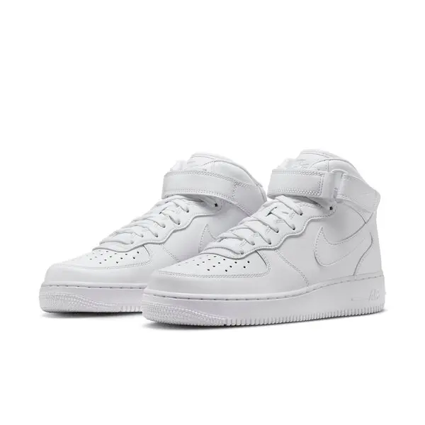 Nike Force 1 Mid "fresh Triple " Sneakers - White
