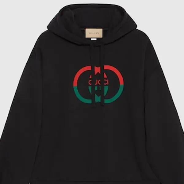 Gucci Cotton Jersey Hooded Sweatshirt With Graphic Print