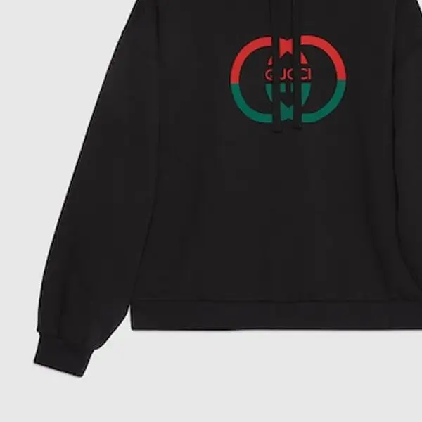 Gucci Cotton Jersey Hooded Sweatshirt With Graphic Print