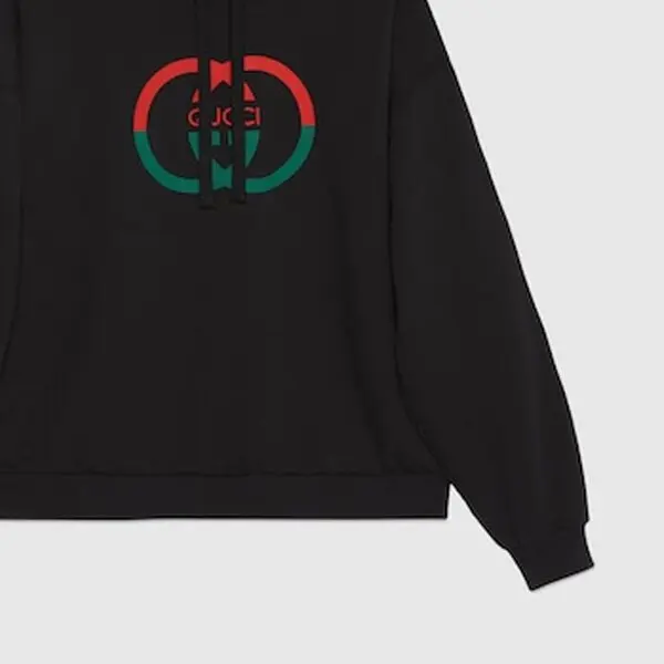 Gucci Cotton Jersey Hooded Sweatshirt With Graphic Print