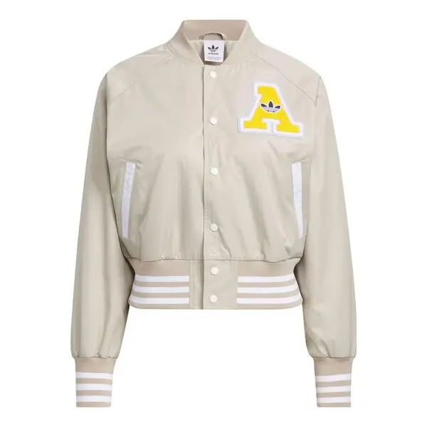 Adidas Originals Collegiate Bomber Jackets - Beige