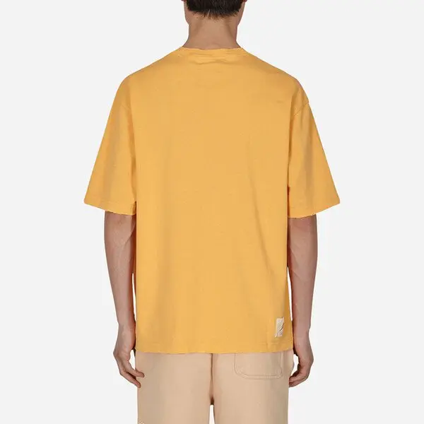 JORDAN X Union Crossover Solid Color Alphabet Pattern Printing Round Neck Short Sleeve Us Edition Yellow - Default Color