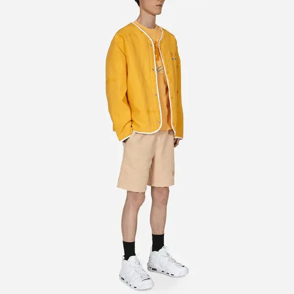 JORDAN X Union Crossover Solid Color Alphabet Pattern Printing Round Neck Short Sleeve Us Edition Yellow - Default Color
