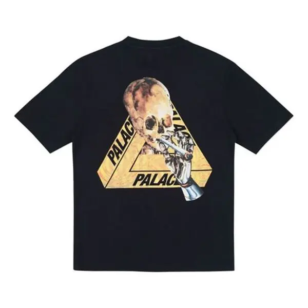 PALACE Skeledon Alphabet Skeleton Short Sleeve T-shirt - Black