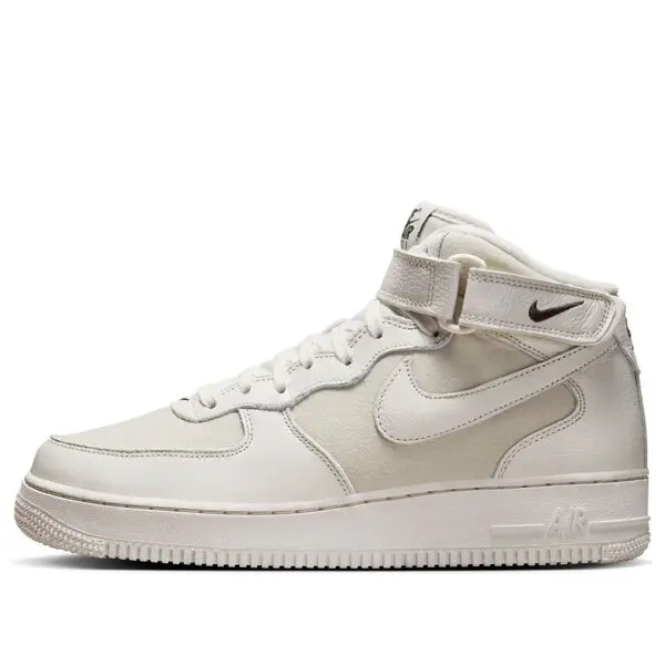 Nike Force 1 Mid Sneakers - Light Bone/grey/beige