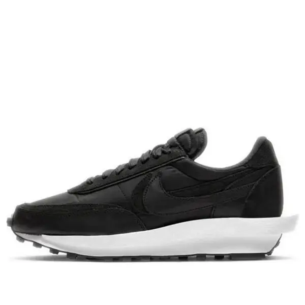 Nike Sacai X Ld Waffle Nylon Sneakers - Black