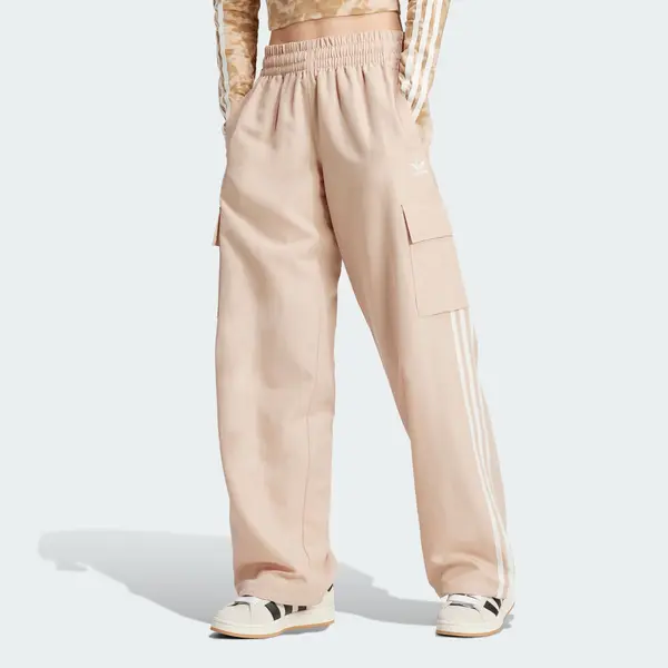 Adidas Adicolor Cargo Track Pants - Magic Beige/white