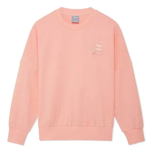 LI-NING Triple Logo Sweatshirt - Pink
