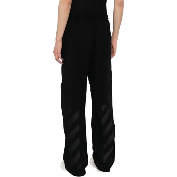Off-White Diag-stripe Embroidered Track Pants