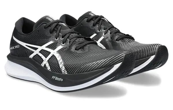 Asics Magic Speed 3 Athletic Shoes - Black/white