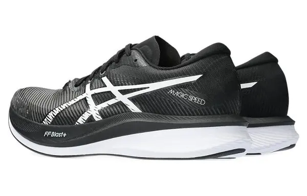 Asics Magic Speed 3 Athletic Shoes - Black/white