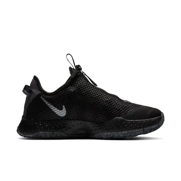Nike Pg 'metallic Dark Grey' Basketball Sneakers - Black