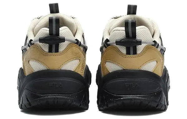 FILA Fluid 4 Low Top Sneakers - Tan/white/black