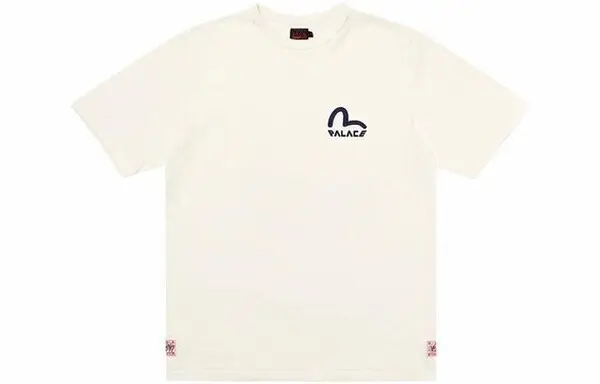 PALACE X Evisu Short Sleeve T-shirt - White