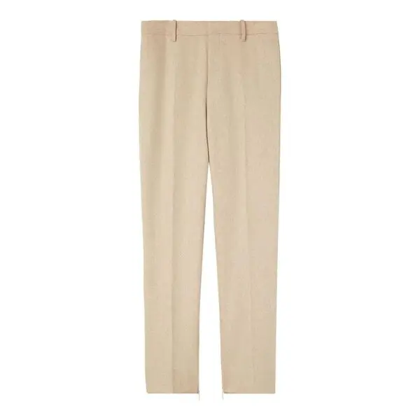 Off-White Logo Casual Trousers - Beige