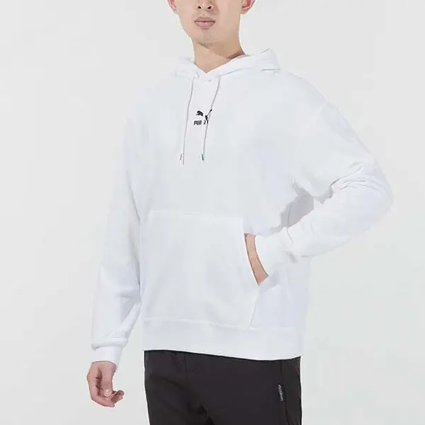 PUMA Logo Print Hoodie