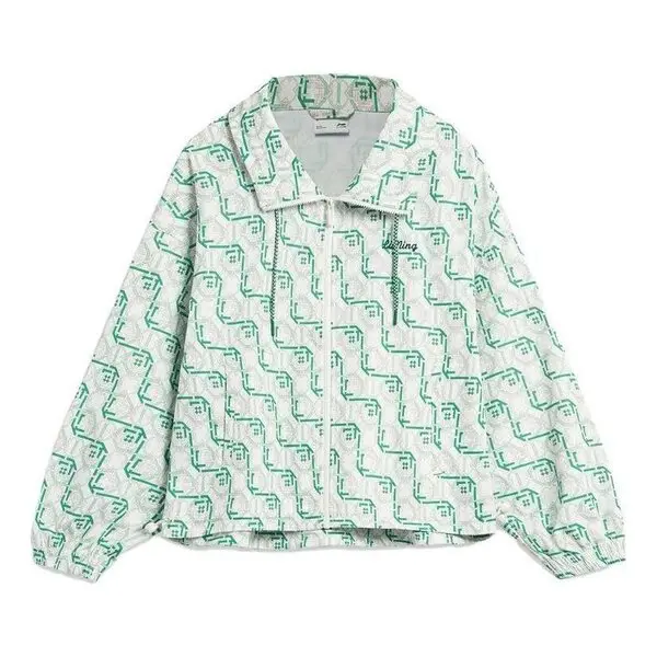 LI-NING Chinese Culture Floral Sports Windbreaker - Multi-color