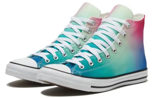 CONVERSE Chuck Taylor All Star High Top Sneakers - White/blue/pink