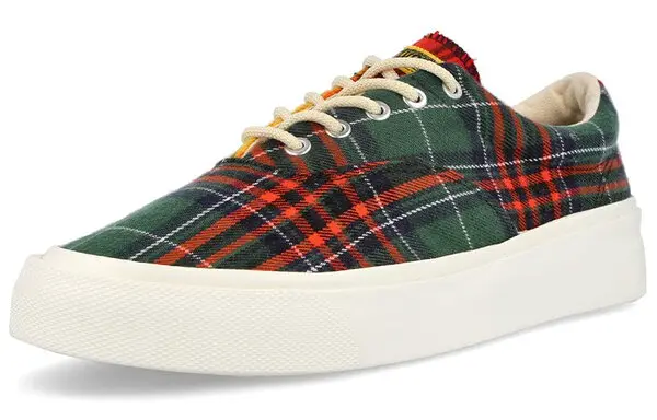 CONVERSE Skid Grip Low Twisted Plaid Sneakers