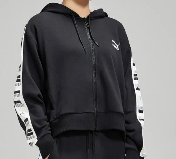 PUMA Knit Hooded Zipper Jacket