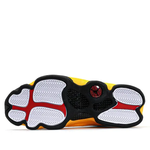 JORDAN Air Retro 'del Sol' Sneakers - White/university Red/del Sol